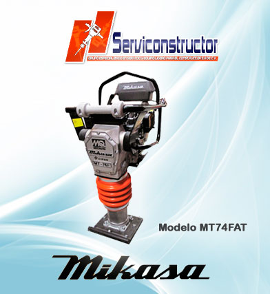 Compactadora Mikasa MT74F - Serviconstructor